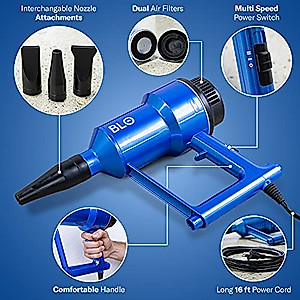 BLO Car Dryer AIR-S - Quickly Dry Your Entire Vehicle After a Wash - No More Drips, No More Scratches