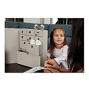 Savor | Deluxe Baby Keepsake Box | Fabric Bound Acid-Free Newborn Keepsake and Memory Organizer with Labels for Pregnancy, Mother’s Day, Baby Shower, New Baby and Maternity Gifting