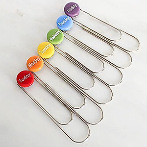 Day of The Week Paperclip, Planner Bookmark Clip, Office Organization Supplies, Teacher Appreciation