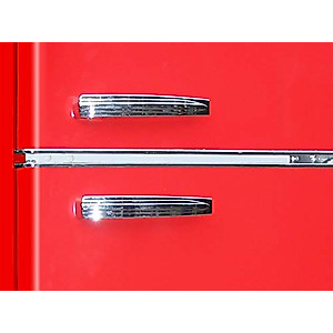 RCA RFR786-RED 2 Door Apartment Size Refrigerator with Freezer, 7.5 cu. ft, Retro Red