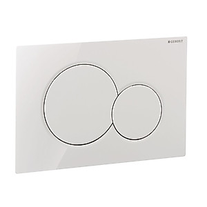 Geberit 115770115 Sigma01 115.770.115 Actuator Plate White, 1 Piece
