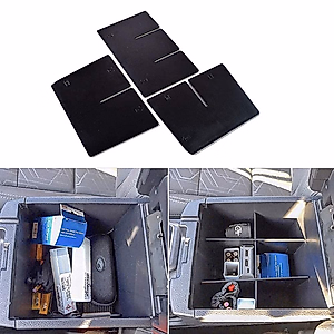 EDBETOS 3rd Gen Tacoma Accessories for Toyota Tacoma 2016 2017 2018 2019 2020 2021 2022 2023 Center Console Organizer Divider and Glove Box Organizer Armrest Interlock Secondary Storage ABS Material