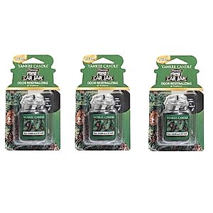 Yankee Candle Balsam & Cedar Car Jar Ultimate 3 Pack