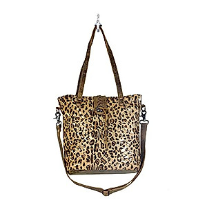 Myra Bag Resonance Leather & Cowhide Bag Upcycled Cowhide & Leather S-2849