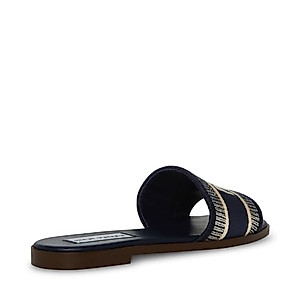 Steve Madden Women's Knox Sandal, Navy Multi, 9