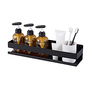 KES Shower Shelf, 15.7 Inches Bathroom Caddy for Shower, Shower Organizer Shower Storage, Stainless Steel Matte Black