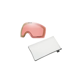 Oakley Flight Deck Medium Prizm Rose Gold REPLACEMENT LENSES OO7064 Ski Goggles For Men For Women + BUNDLE with Designer iWear Eyewear Kit…