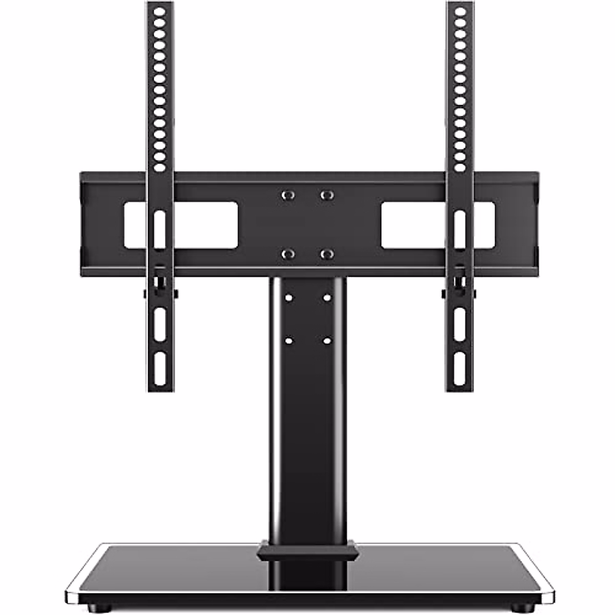 Rfiver Universal Table Top TV Stand TV Base Replacement for Most 27 30 32 39 40 42 43 49 50 55 60 Inch LCD LED Plasma Flat Screen TVs, Vesa Mount Holds up to 88 lbs, Height Adjustable