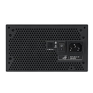 ASUS ROG Strix 1000W Gold Aura Edition (Fully Modular Power Supply, 80+ Gold Certified, ATX 3.0, Cybenetics Lambda A+ Certification, PCIe Gen 5.0 Ready, Axial-tech Fan, Aura Sync, 10-Year Warranty)