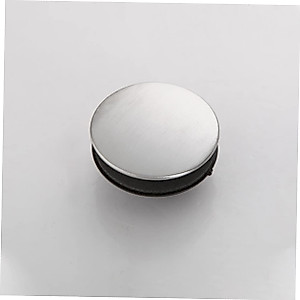 Gadpiparty 6 Pcs Faucet Cover Kitchen Sink Cover Hole Sink Grate Sink Blanking Plug Cookie Jar Bathtub Faucet Curtain Pole Ends Bath Taps Sink Plug Accessories Stainless Steel Dish Basin