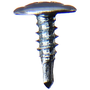 Small Parts 0808KPM Steel Self-Drilling Screw, Zinc Plated Finish, Modified Truss Head, Phillips Drive, #2 Drill Point, #8-18 Thread Size, 1/2" Length (Pack of 100)