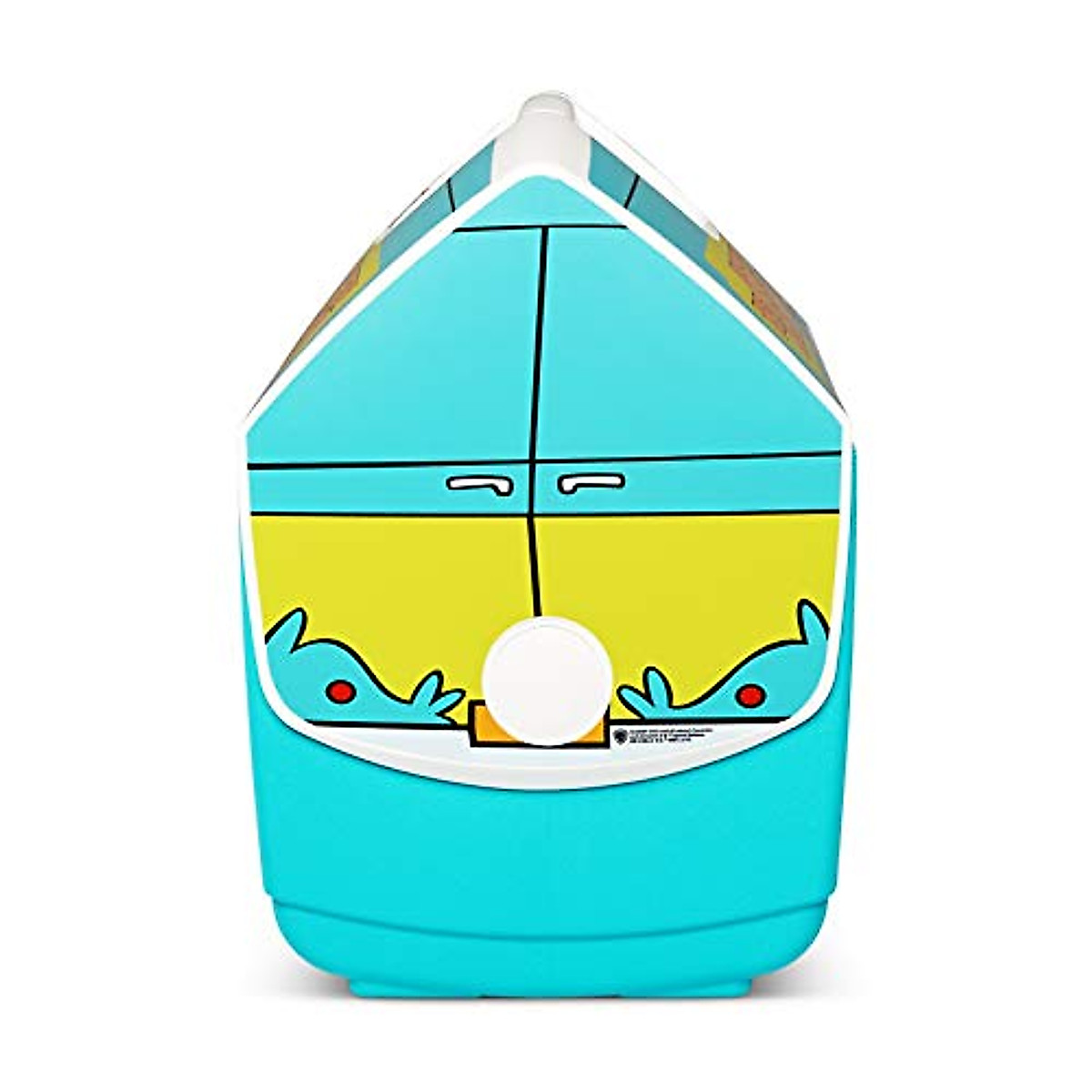 Igloo 16 Quart Limited Edition Scooby Doo Mystery Machine Portable Lunchbox Playmate Elite Cooler Ice Box, Large (48858)