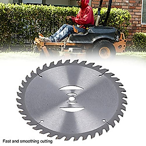 Brush Cutter Blades, Weed Eater Blades, Circular Saw Brush Cutter, Manganese Steel Round Chainsaw Blades, 5.9in Sturdy Durable Incisive Grass Trimmer Blade Lawnmower Parts Garden Tools
