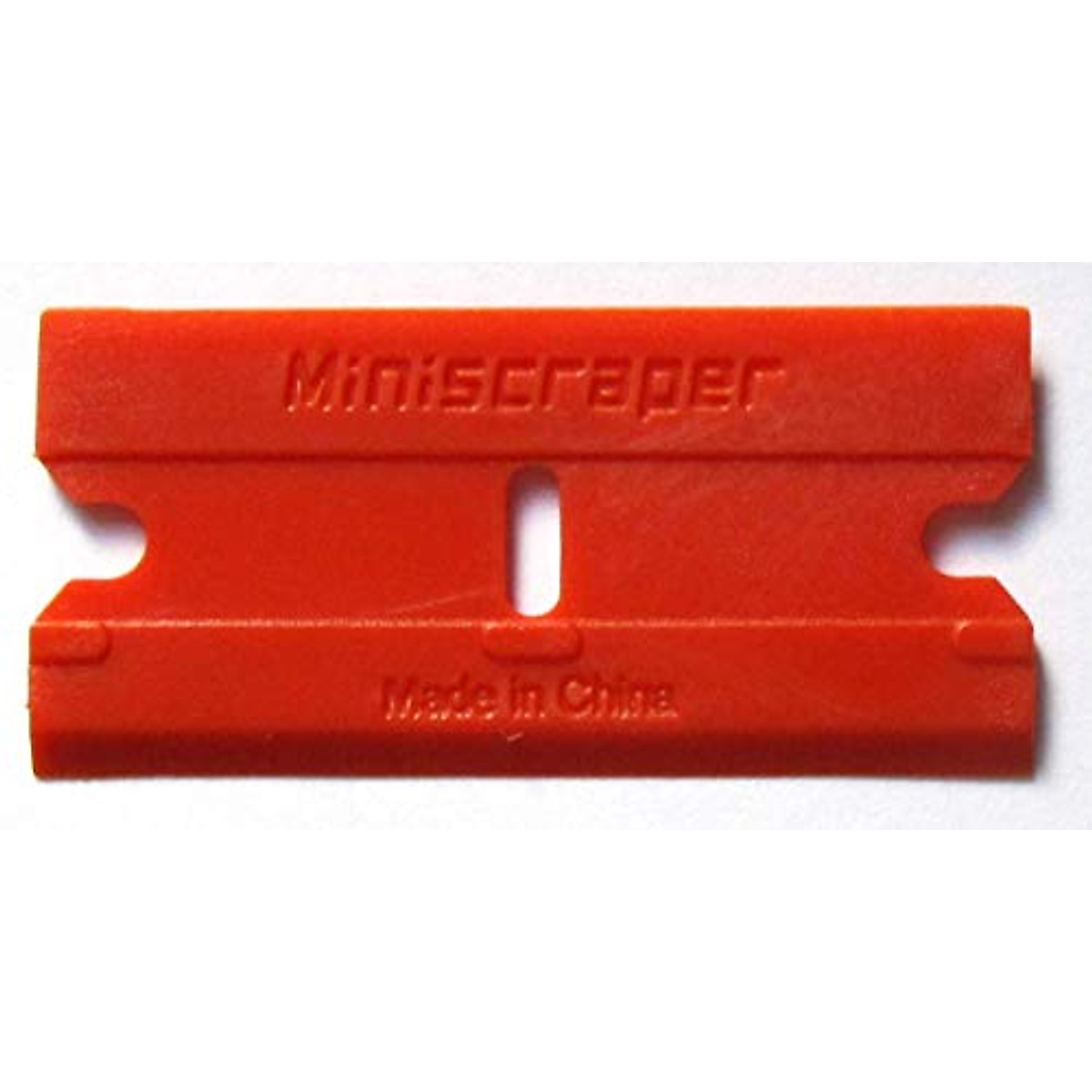 MiniScraper Double Edged Plastic Razor Blades 100 Pack MS 106 and MS 206