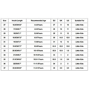 PU Leather Butterfly Knot Princess Shoes for Little Kid/Big Kids Girls 4-12 Years Non-Slip Fur Lining Boots Snow Boots (Black, 4.5-5Years)