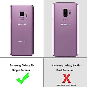 KIOMY Galaxy S9 Case Crystal Clear Shockproof Bumper Protective Case for Samsung Galaxy S9 Transparent Pure TPU Slim Fit Flexible Cell Phone Back Covers