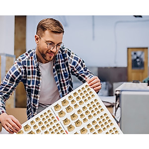 Customized Face Stickers - Portrait | Sheet with 14 Stickers | Personalized - Picture Decals | Waterproof | Funny Photo Stickers | Fancy Gift Idea