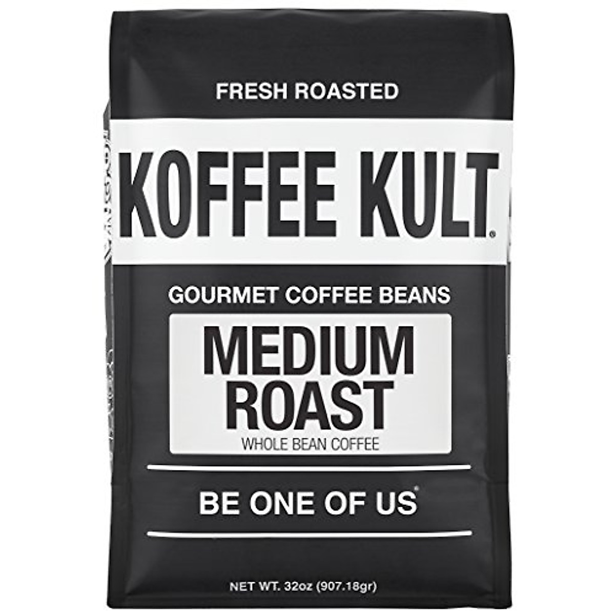 Koffee Kult Koffee Kult Medium Roast Smooth and Flavorful Medium Roast Coffee Beans- Perfect for a Relaxing Cup Anytime (Medium Roast, 32oz)