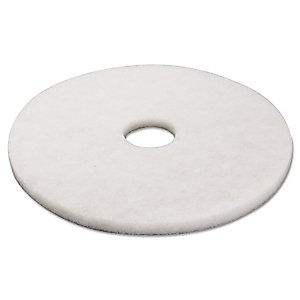 17" Standard Floor Pads, White 5/Pack