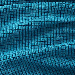 Juvale 2 Pack Stretch Outdoor Cushion Covers for Patio Furniture and Sofas, Reversible (Medium, Teal)
