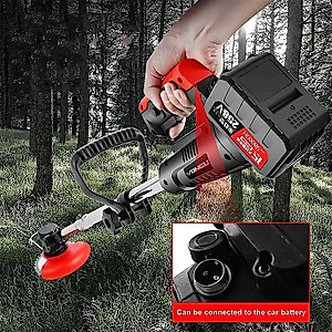 Handheld 118VF 7500mah Portable Electric Grass Trimmer Handheld Lawn Mower Agricultural Household Cordless Weeder Garden Pruning Tool