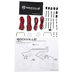 Rockville (2) Pairs RV69.2C 6x9 Component Car Speakers 2000w/440w RMS CEA Rated