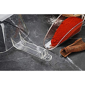 New Star Foodservice 34387 Polycarbonate Plastic Utility Ice Scoop, Clear, 6-Ounce