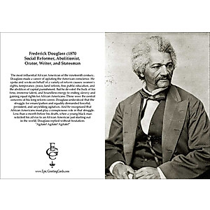 Twelve Note cards of Frederick Douglass, Black History, Social Reformer, Abolitionist, c1870