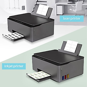 Methdic Shipping Labels 2"×4" 300 Labels Sticker Paper for Laser/Ink Jet Printer Mailing Labels 8.5"*11" White 10 per Sheet