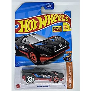 Hot Wheels - Rally Speciale - HW Track Champs 1/5 - Black - 2023 - Mint/NrMint Ships Bubble Wrapped in a Sized Box