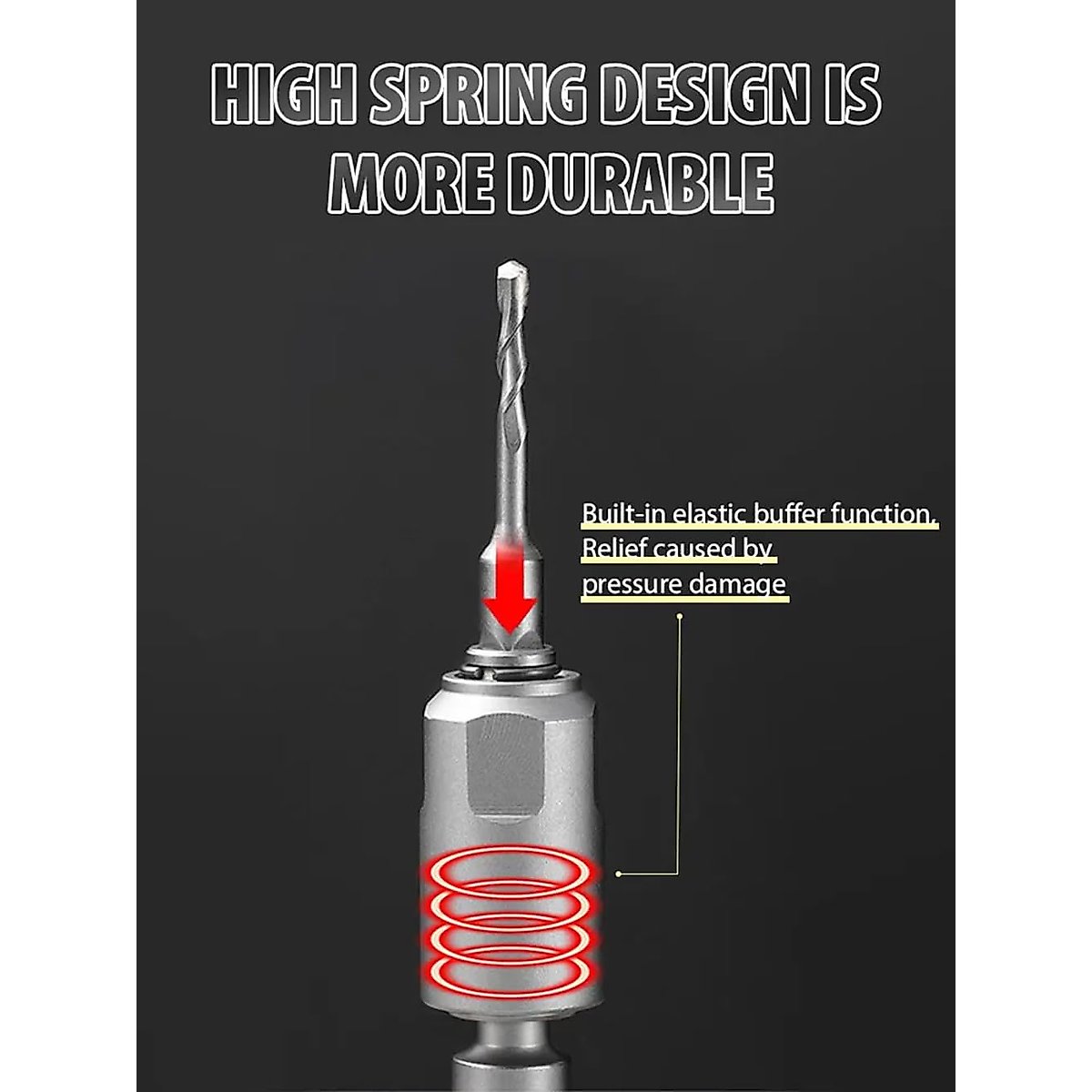 Adapter for Converting Impact Wrench to Electric Hammer, Quick Release Adapter Converter for Converting Electric Drill to Electric Hammer Converts to SDS-Plus interface