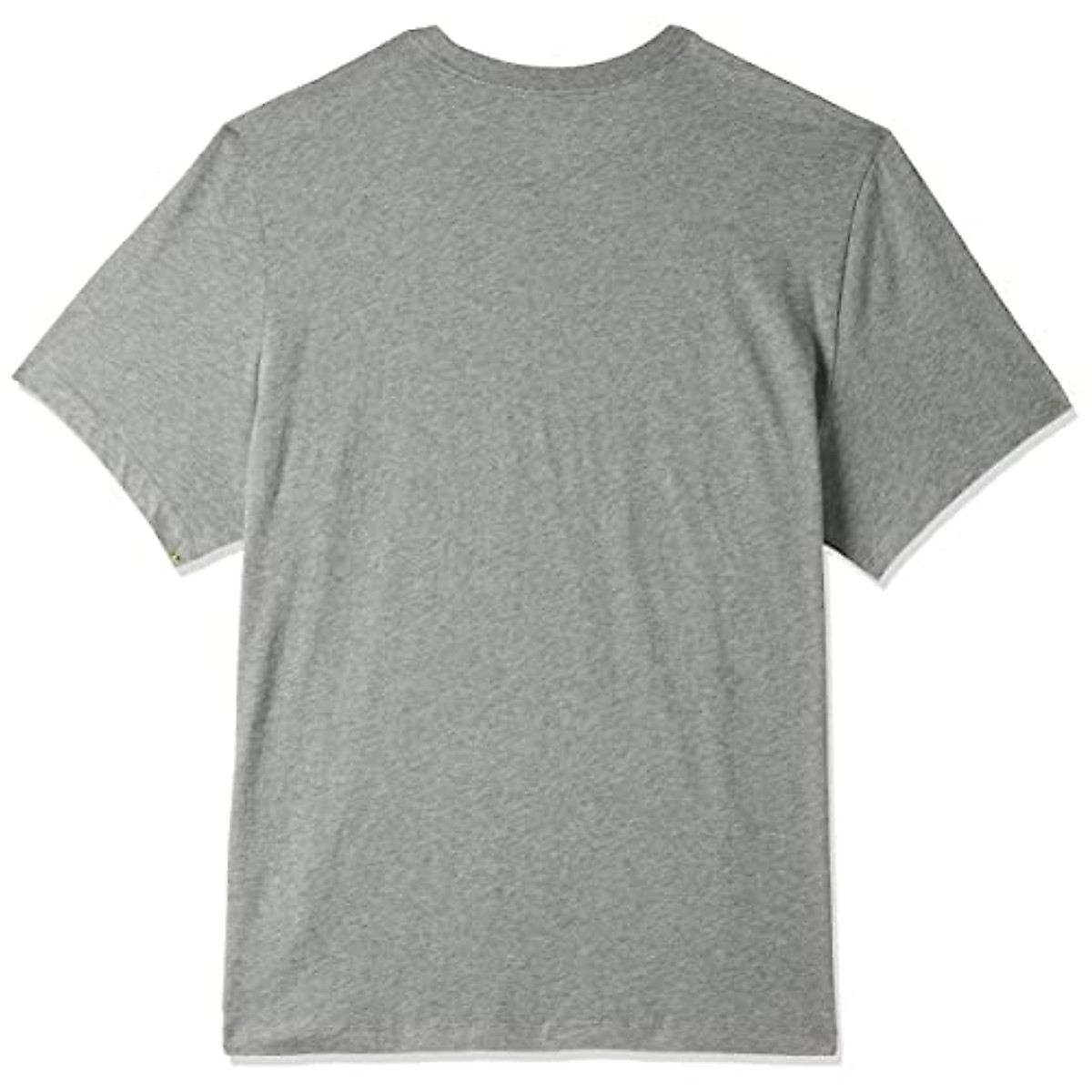 Nike Men's Standard NSW Club Tee, Dark Grey Heather/Black, Large