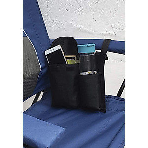 STRONGBACK Elite and Guru Upgraded Cup Holder and Pocket, Black