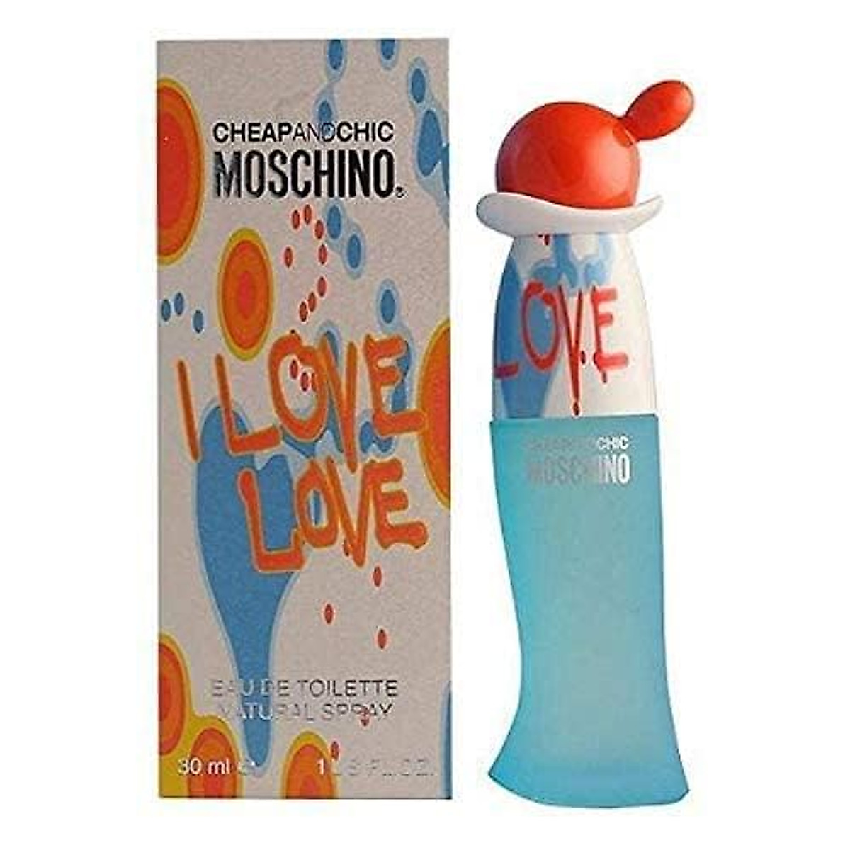 MOSCHINO I Love Love Eau de Toilette Spray, 1 Ounce
