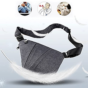 TEMMGY 2023 New Personal Flex Bag,Personal Flex Bag for Women Men，Flex Bags Crossbody Womens,Flex Bags for Men Women (Black,Right)