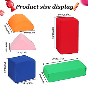 MODEREVE Foam Blocks for Toddlers, Soft Building Blocks for Toddlers Colorful Stacking Blocks for Kids - 18 Pieces