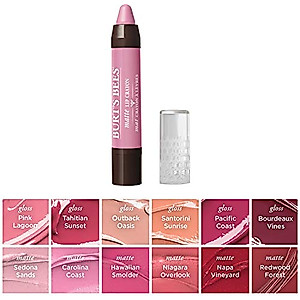 Burt's Bees 100% Natural Origin Moisturizing Matte Lip Crayon, Carolina Coast - 1 Crayon
