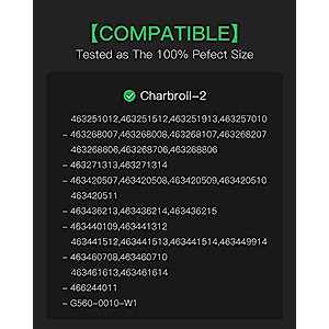 Dtong Universal Crossover Tubes,Replacement for Charbroil Advantage 463344116,463241113,463449914,Nexgrill 720-0830h and Others Most Grills Crossover. Adjust from 5in to 8in(3-Pack),6.18x2.4x2.13 in