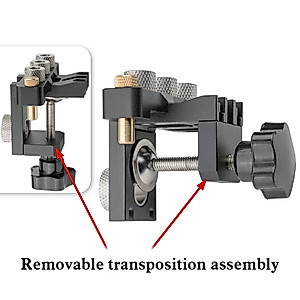 3-in-1 Dowel Jig Kit - Pocket Hole Jig with Adjustable Woodworking Drill Locator, 8/10/15mm Bits, Precision Guide for Furniture Assembly, DIY Projects, Durable Aluminum Alloy