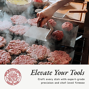 Made In Cookware - Carbon Steel Griddle + Grill Press - (Like Cast Iron, but Better) - Professional Cookware - Crafted in Sweden - Induction Compatible