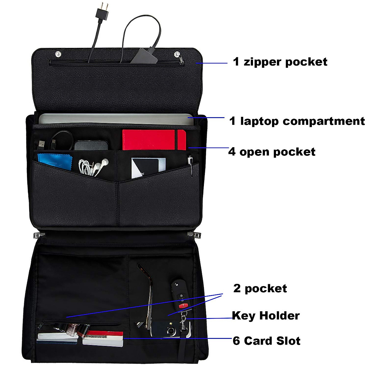 Laptop Bag for Asus ROG Flow X16, ROG Strix Scar 15 16, ROG Zephryus G15 G16, TUF Dash F15, TUF Gaming A15 F15 A16