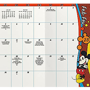 2023-2024 Disney Mickey Mouse (Bilingual French) Pocket Planner