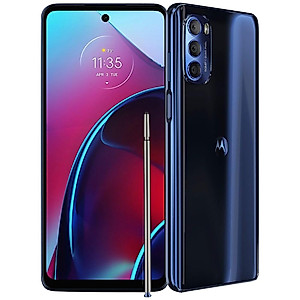 Motorola Moto G Stylus 2022 (128GB, 4GB, 4G LTE) 6.8" FHD+, 50MP Quad Camera, Android 11 (Fully Unlocked for Verizon, AT&T, T-Mobile, Global) XT2211-2 (w/ 256GB SD Card, Twilight Blue)