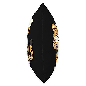 Funny Jaguar Gifts Cute Dab Animal Jaguar Throw Pillow, 18x18, Multicolor