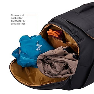 Thule RoundTrip 80L Duffel - Storage compartments to organize and protect gear - Boot bag for ski and snowboard travel - Soft pocket for goggles and helmet - Dry bag included