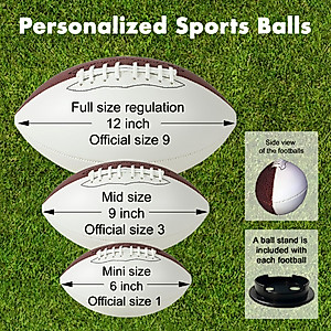 Personalized Custom Football Wedding Gift, Groomsman, Best Man, Bridesmaid, Ring Bearer Keepsake Gift (Best Man)