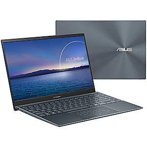 ASUS ZenBook 13 Ultra-Slim Laptop, 13.3” FHD NanoEdge Bezel Display, Intel Core i7-1065G7, 8GB LPDDR4X RAM, 512GB PCIe SSD, NumberPad, Thunderbolt, Wi-Fi 6, Windows 10 Home, Pine Grey, UX325JA-DB71