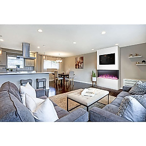 Napoleon Trivista 50 inch Wall Mount Electric Fireplace - Black, NEFB50H-3SV