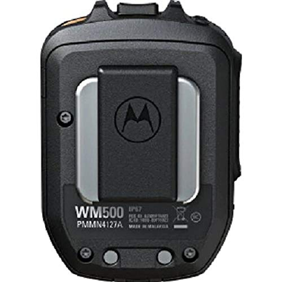 WM500 Bluetooth Remote Speaker Microphone Kit# PMMN4127 which Includes USB Charging Cable - Compatible with TLK100 & TLK150 PoC Two Way Radios - by Motorola Solutions
