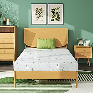 Twin Mattress, 6 inch Twin Size Memory Foam Mattresses in a Box Cooling Gel Mattress for Kids Bunk Trundle Bed Daybed, Medium Firm